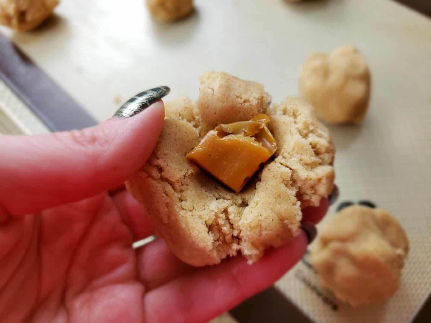 caramel stuffed snickerdOOdles – Sugar Booger Sweets