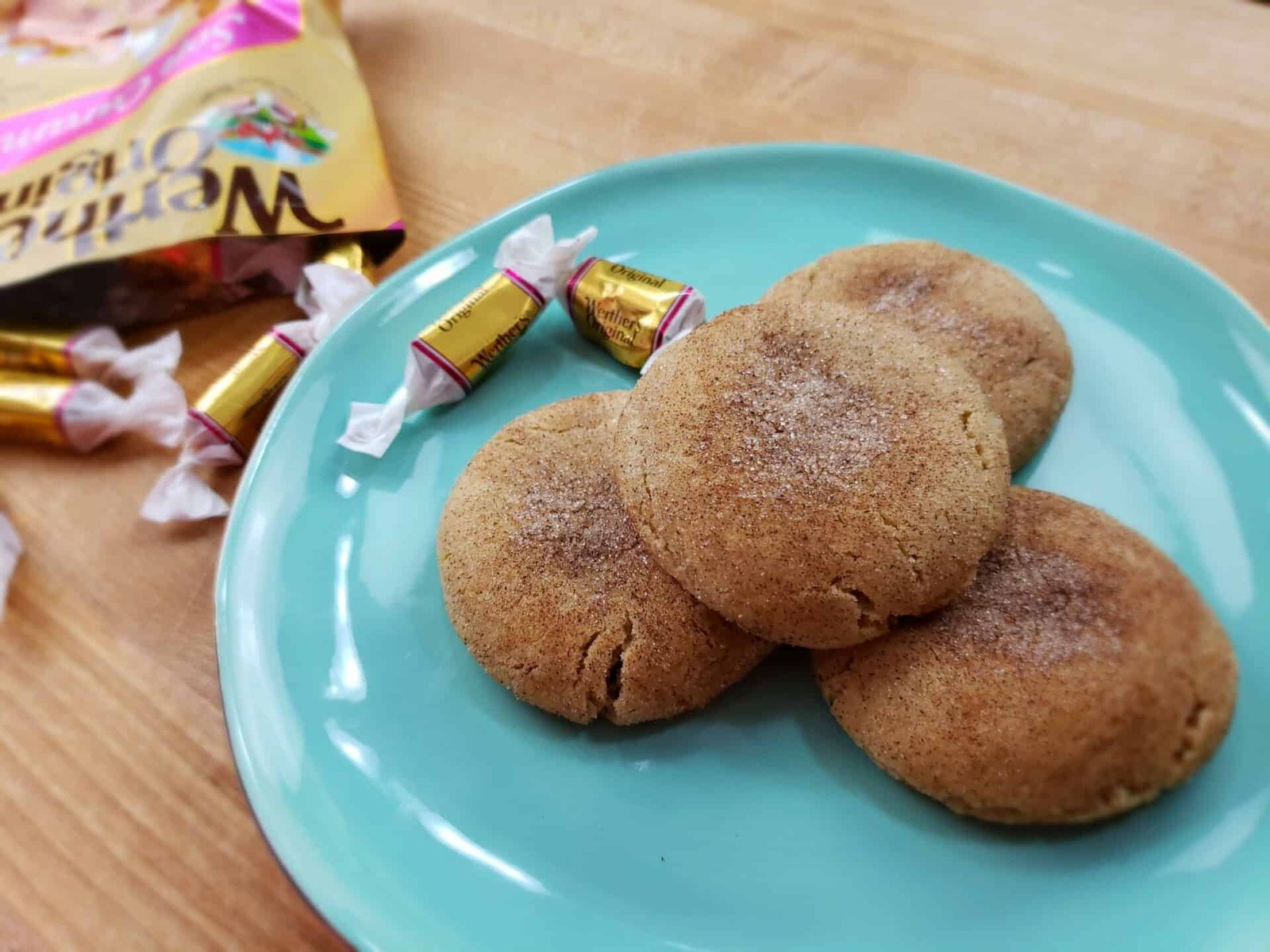 caramel stuffed snickerdOOdles - Sugar Booger Sweets