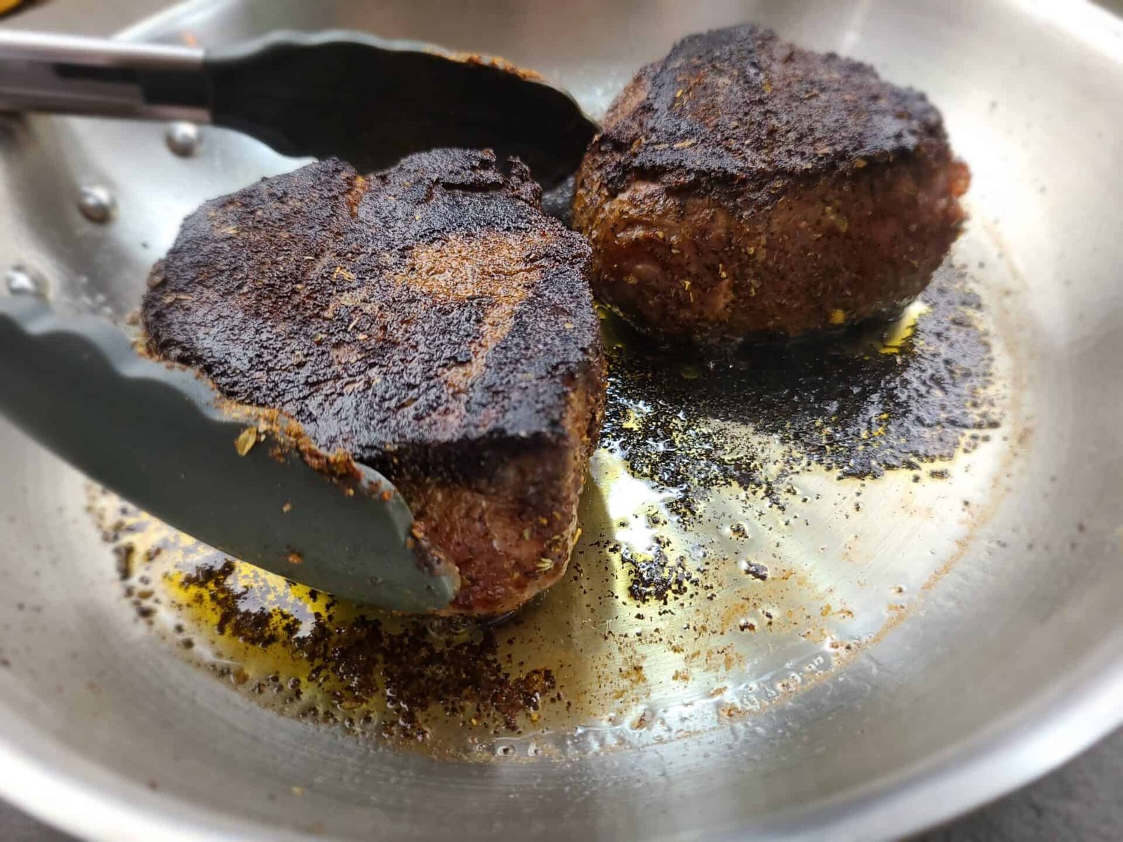 cOffee rubbed filet with a cabernet reductiOn - Sugar Booger Sweets